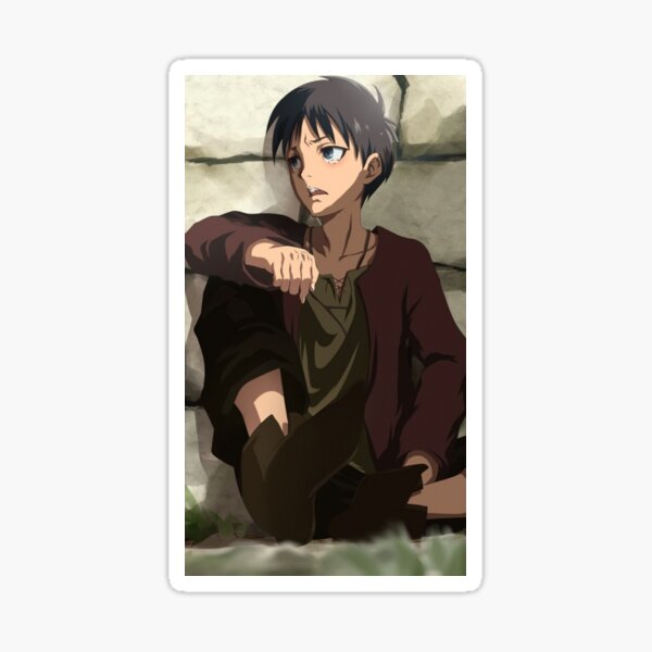 "Eren Jäger" Sticker by Reynoka | Redbubble