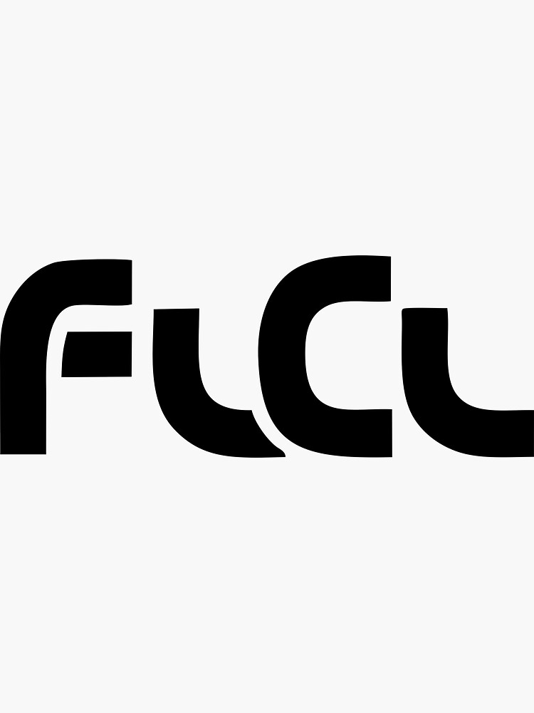 "FLCL Logo" Sticker for Sale by stediederich | Redbubble