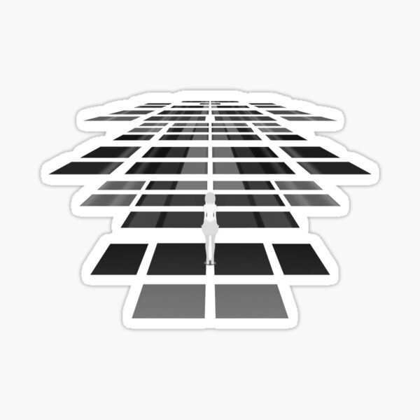 "Owarimonogatari Shirt" Sticker by CalamariSunsine | Redbubble