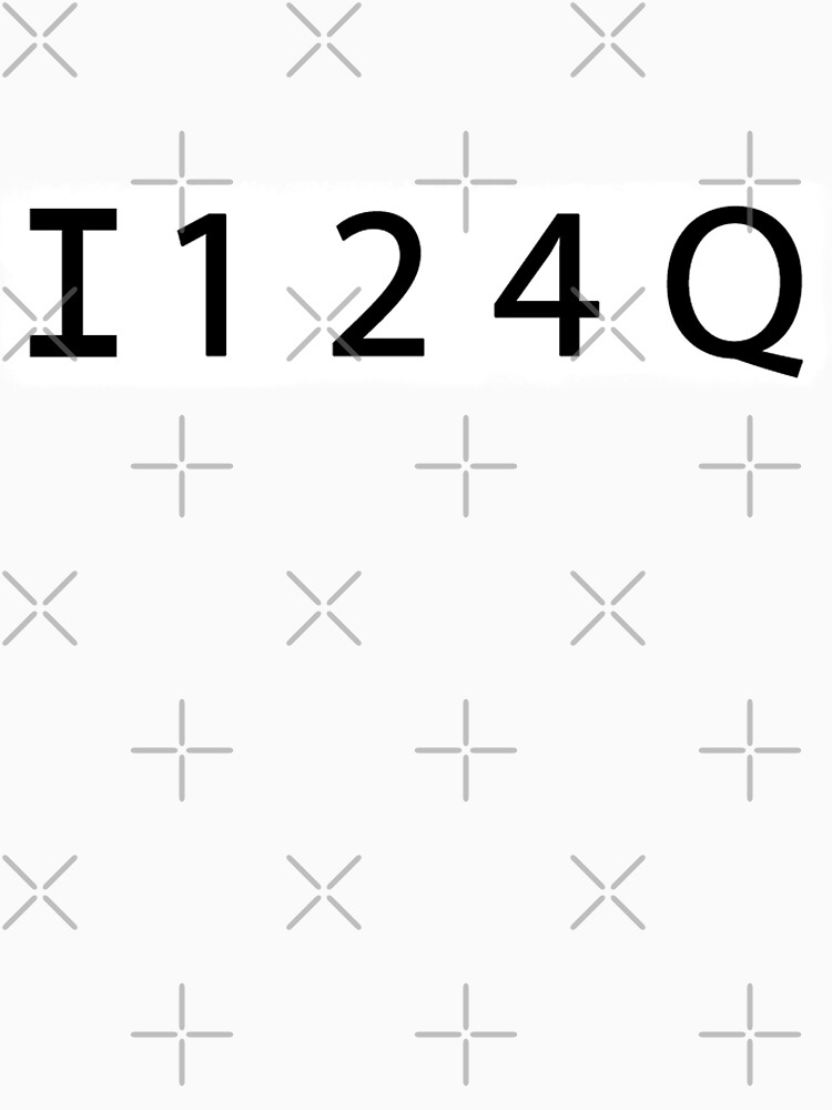 "i 124 Q" T-shirt for Sale by AndrewBerry | Redbubble | i124q t-shirts ...