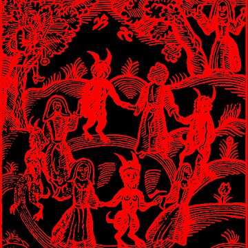 " Dance with the Devil RED" Sticker for Sale by TheWhiteBear | Redbubble