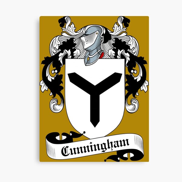 "Cunningham " Canvas Print for Sale by HaroldHeraldry | Redbubble