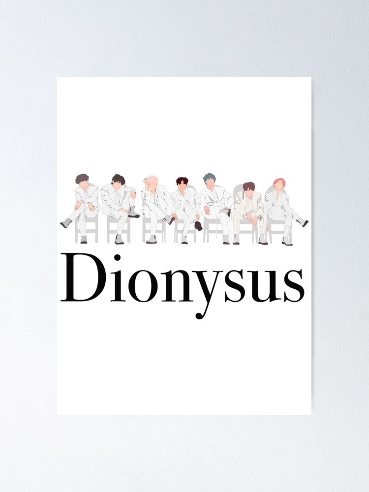 "BTS Dionysus Persona album" Poster for Sale by NoonaStudio | Redbubble