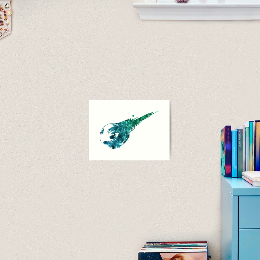 "Final Fantasy 7 - Meteor Logo (Galaxy Design)" Art Print for Sale by ...