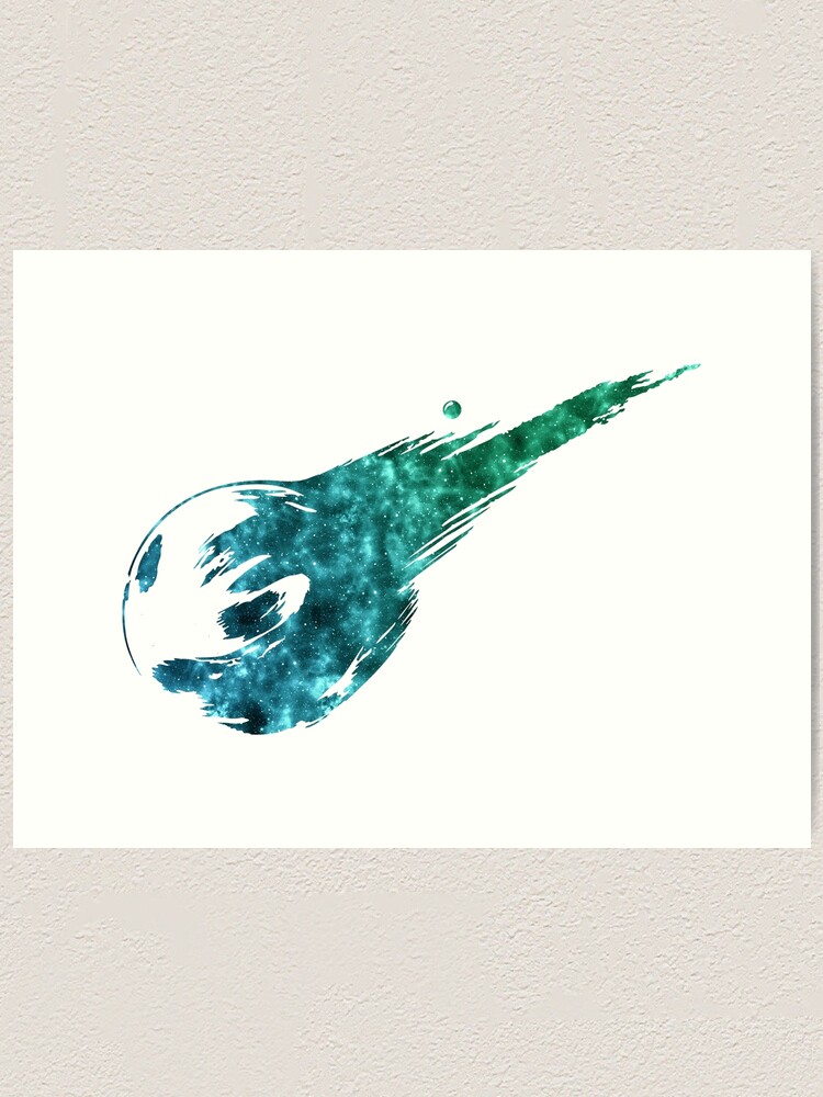"Final Fantasy 7 - Meteor Logo (Galaxy Design)" Art Print for Sale by ...