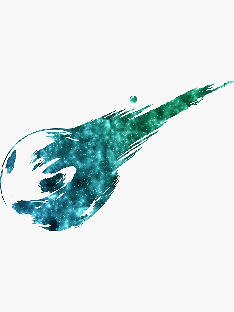 "Final Fantasy 7 - Meteor Logo (Galaxy Design)" Sticker for Sale by ...