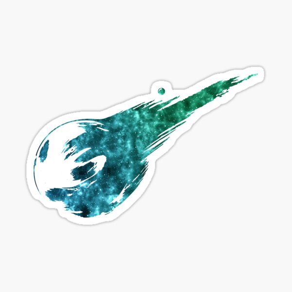 "Final Fantasy 7 - Meteor Logo (Galaxy Design)" Sticker for Sale by ...