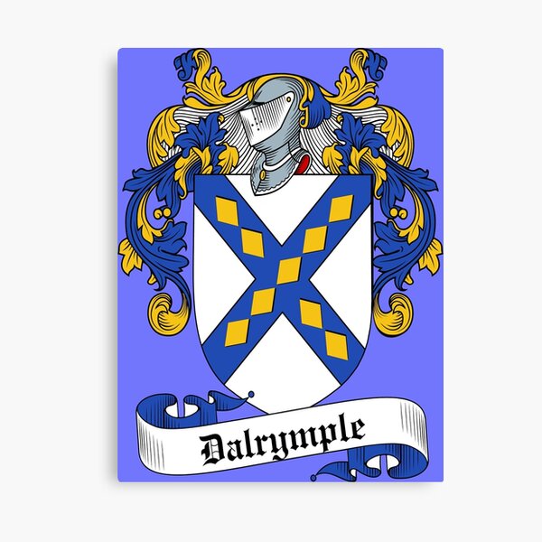"Dalrymple" Canvas Print for Sale by HaroldHeraldry | Redbubble
