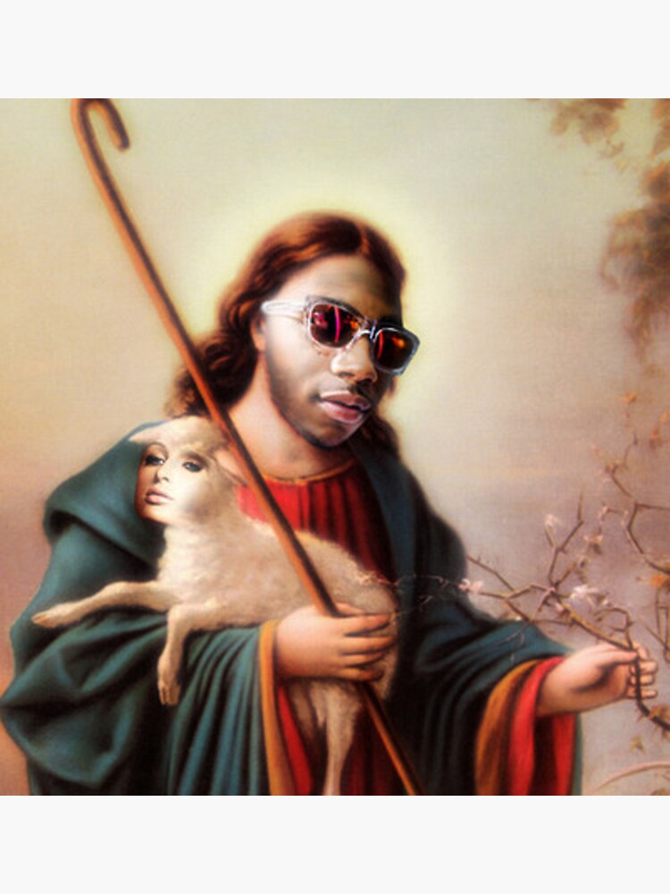 "Based God" Sticker for Sale by ruckusii | Redbubble