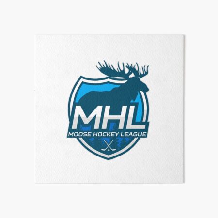 "Basic MHL logo" Art Board Print by MooseHockey | Redbubble