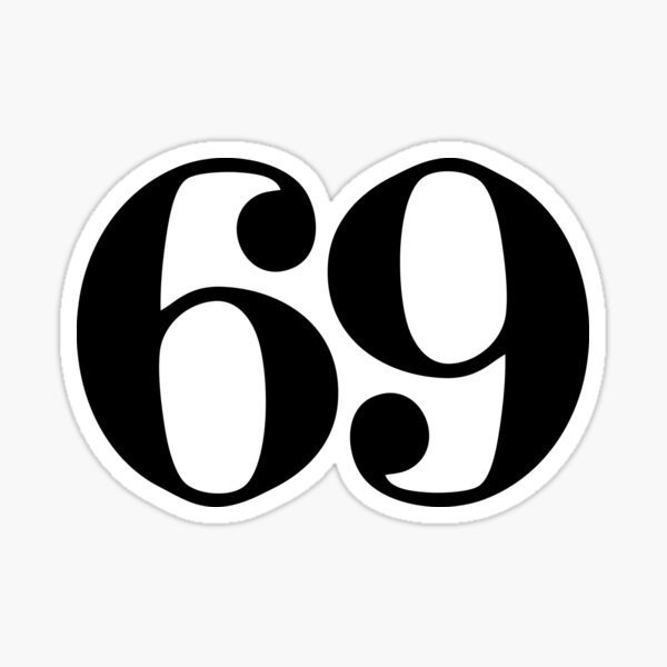 Sixty Nine Stickers | Redbubble