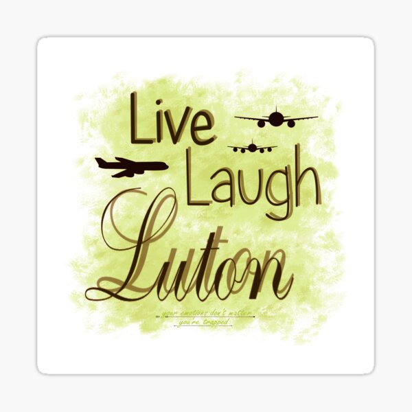 "Live Laugh Luton Kiwi" Sticker for Sale by KolaKage | Redbubble