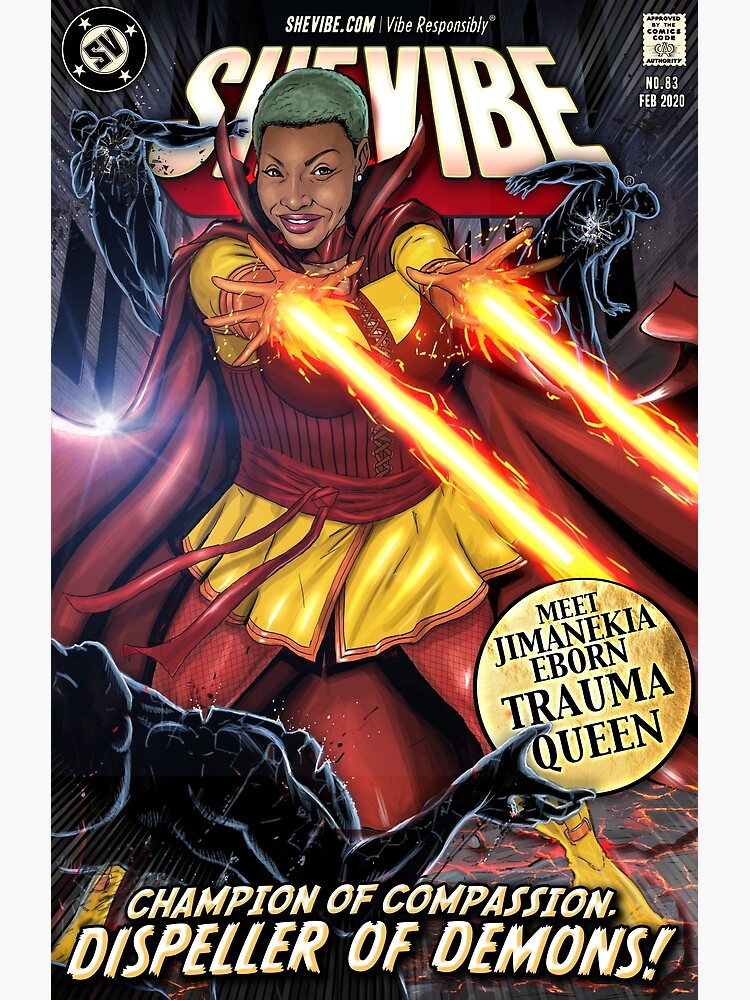 Lámina fotográfica «SheVibe presenta: Jimanekia Eborn. ¡Trauma Queen ...