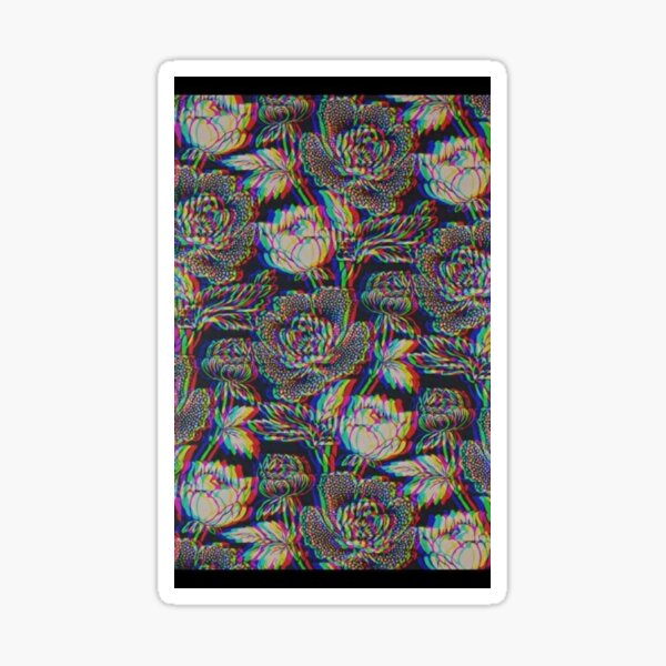 "Grunge Glitch" Sticker for Sale by PYXY | Redbubble