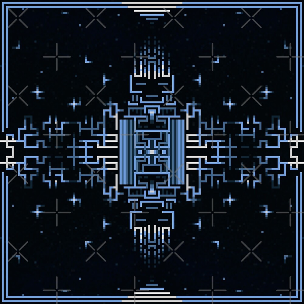 "Pixel Art Ice Temple #02" by Gavirlas | Redbubble