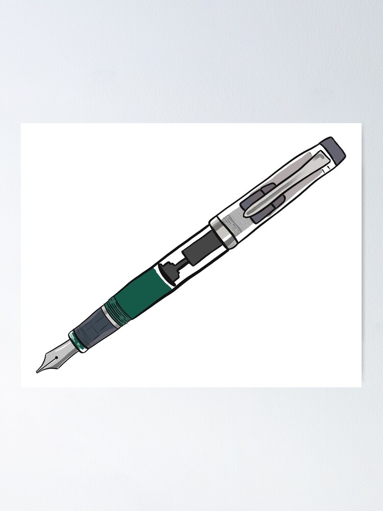 "Fountain Pen pilot custom 92" Poster by amrix11 | Redbubble