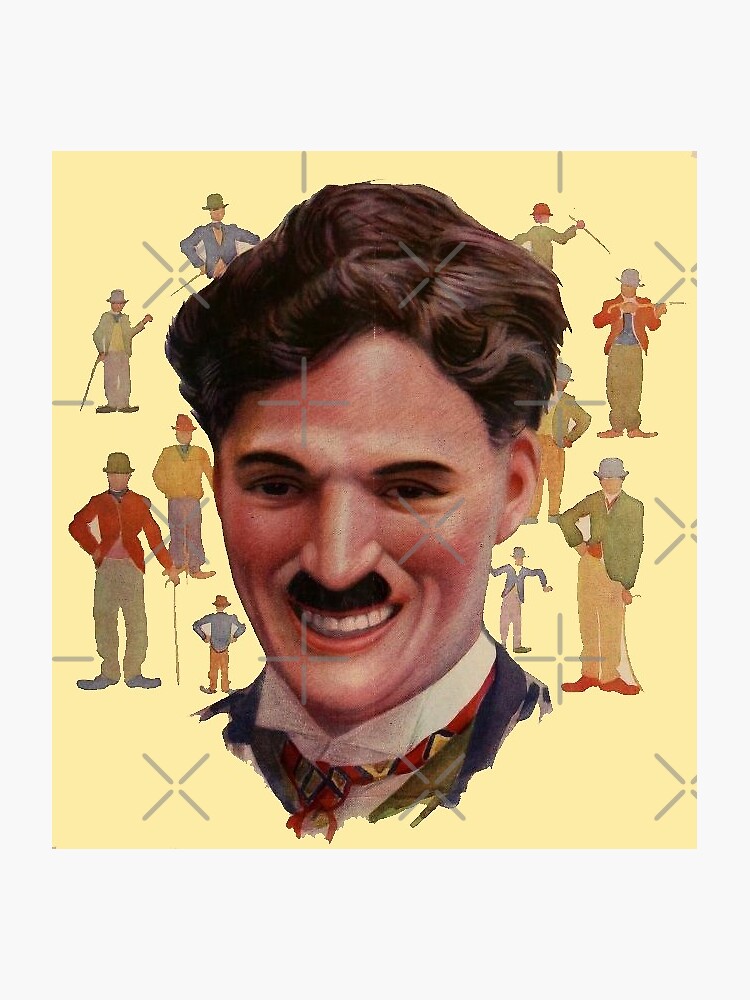 "Charlie Chaplin is everywhere! " Sticker for Sale by Love30smovies ...