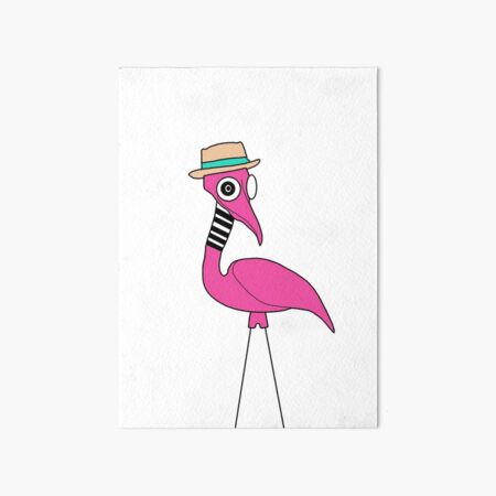 "Plague Doctor Flamingo Lawn Ornament" Art Board Print by ...