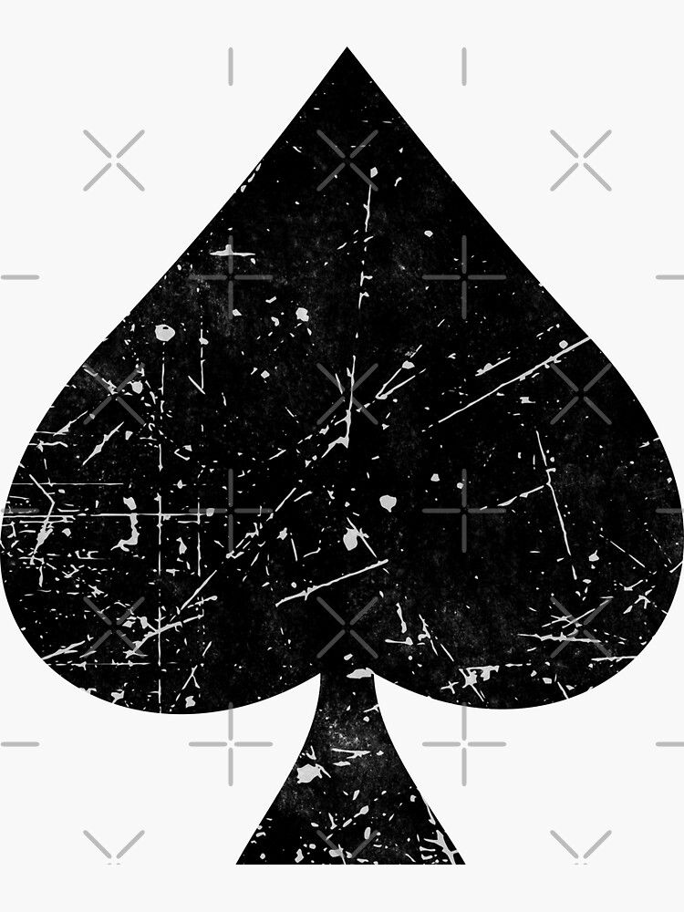 "Spades Symbol Playing Cards Sign White" Sticker for Sale by quark ...