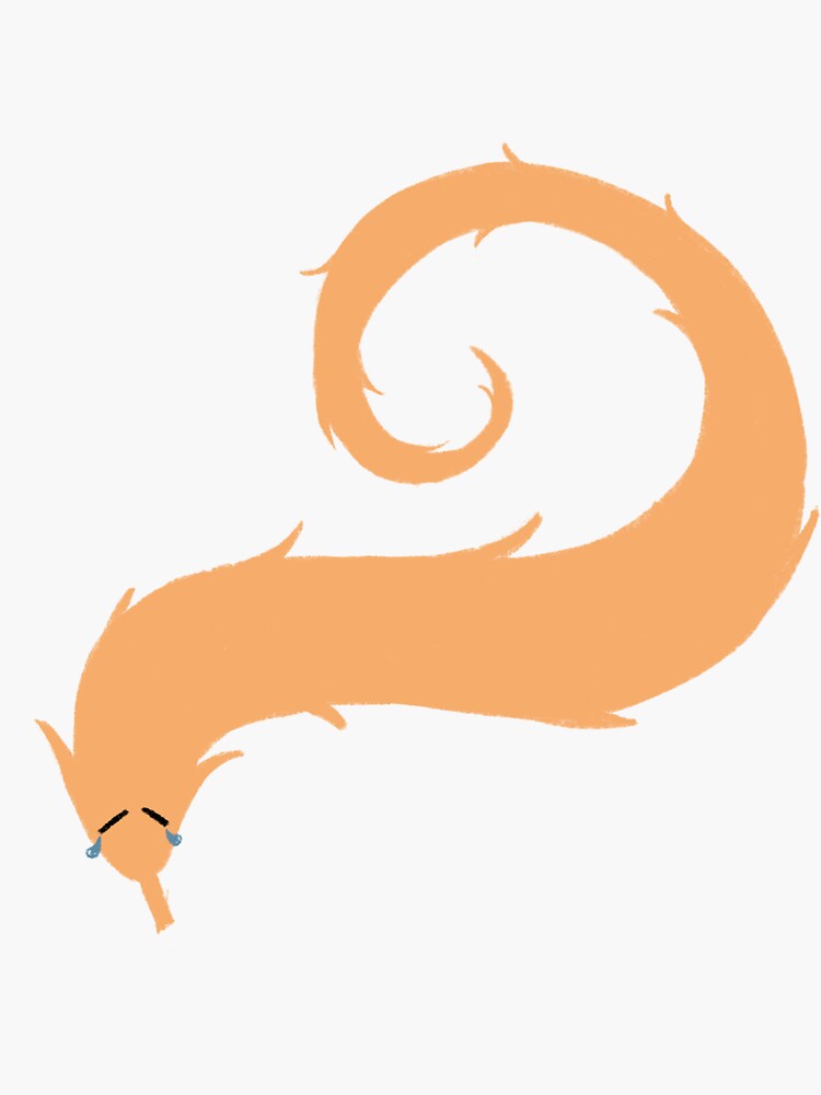 "sad worm" Sticker for Sale by h0neycl0ud | Redbubble