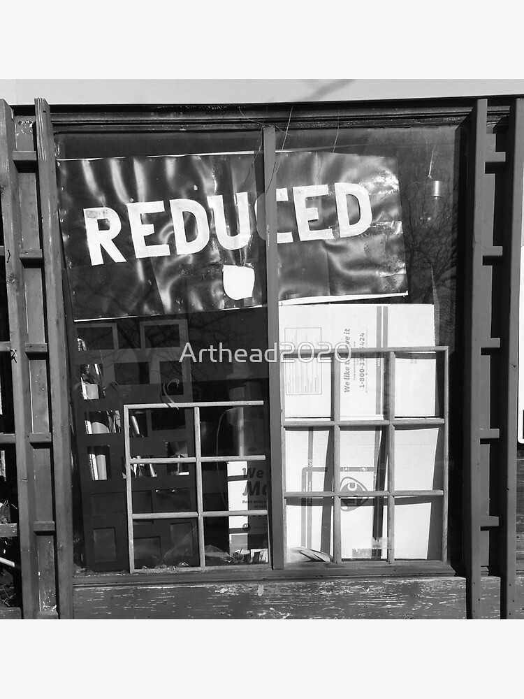 Reduced”" Sticker by Arthead2020 | Redbubble