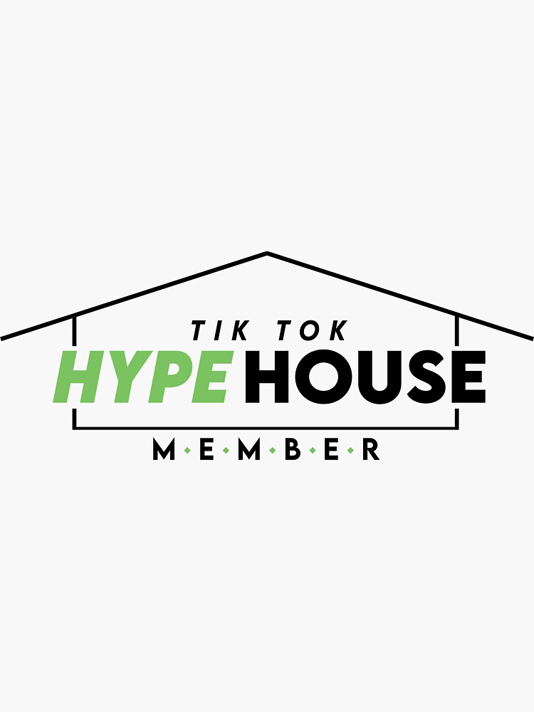 "Hype House Member Tik Tok Sticker + MERCH!" Sticker by sabrinabonadio ...