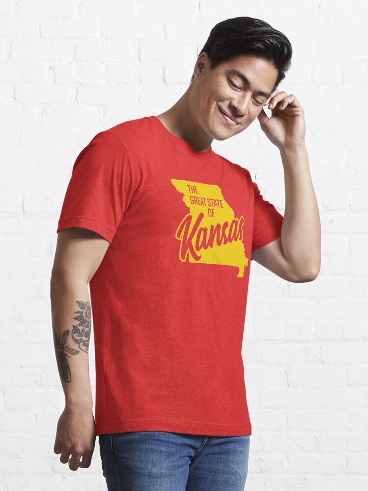 "The Great State of Kansas " T-shirt for Sale by bearsky23 | Redbubble ...