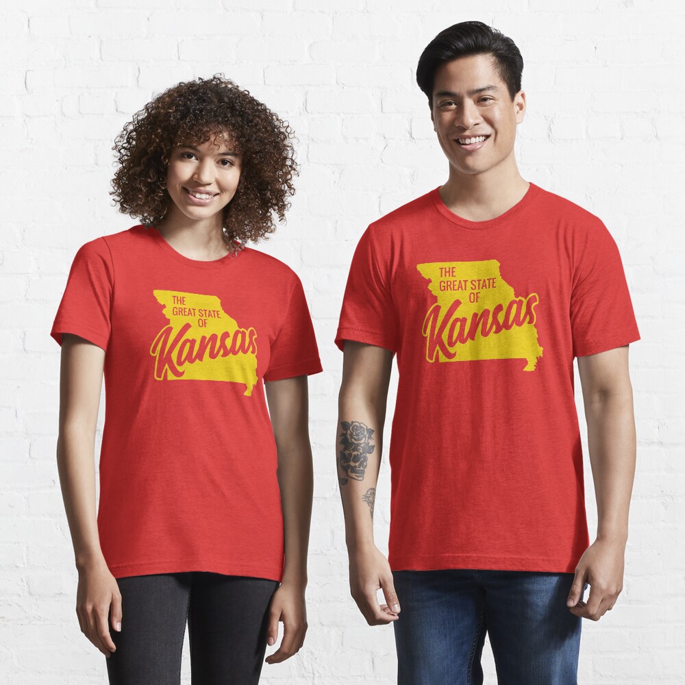 "The Great State of Kansas " T-shirt for Sale by bearsky23 | Redbubble | the great state of ...