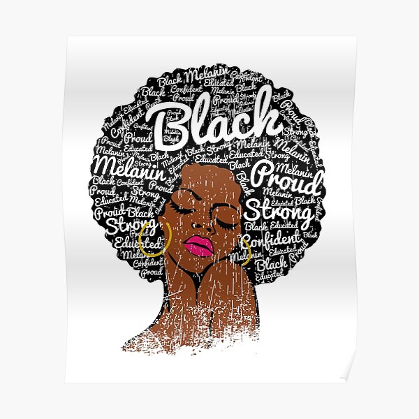 Afro Word Art Posters | Redbubble