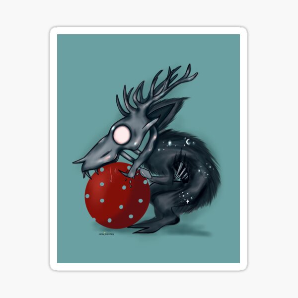 "Wendigo" Sticker by AshleyEverythin | Redbubble