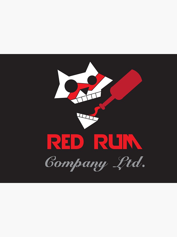 "Red Rum Logo" Sticker by jellycatts | Redbubble