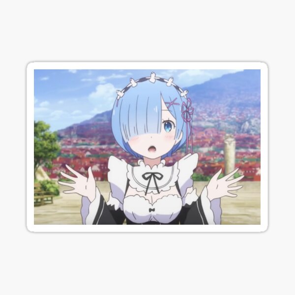 "Rem Re Zero" Sticker by bacarr | Redbubble