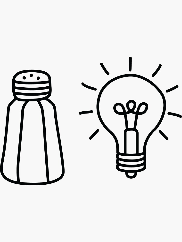 "Salt and Light" Sticker for Sale by averyb7 | Redbubble