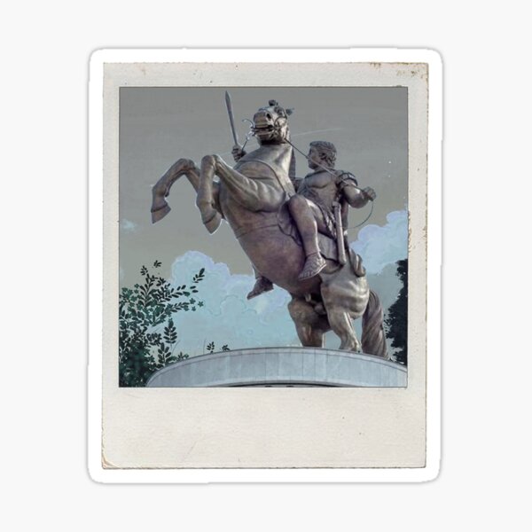 "statue of alexander the great" Sticker for Sale by tayatay24 | Redbubble