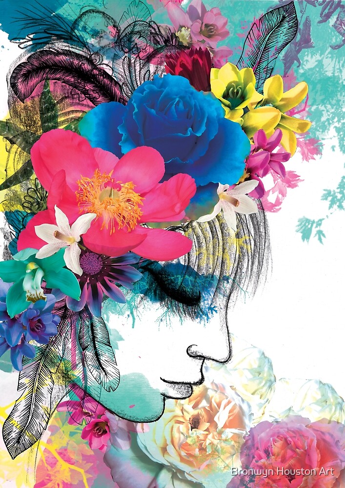 "Blooming Beauty" by Bronwyn Houston Art | Redbubble