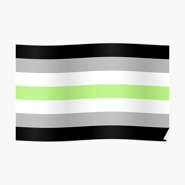 "Agender Pride Flag Color Scheme" Poster for Sale by ZamanStudio ...
