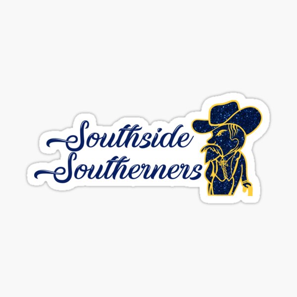 "Southside Southerners Glitter" Sticker for Sale by abbysdecals | Redbubble