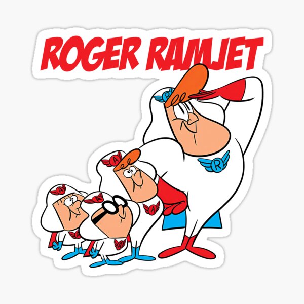 Roger Ramjet Stickers | Redbubble
