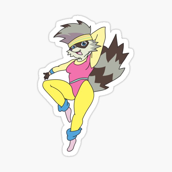 "Racoon - Kipo" Sticker for Sale by DaveIister | Redbubble