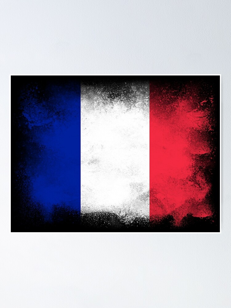 "France flag" Poster by psychoshadow | Redbubble