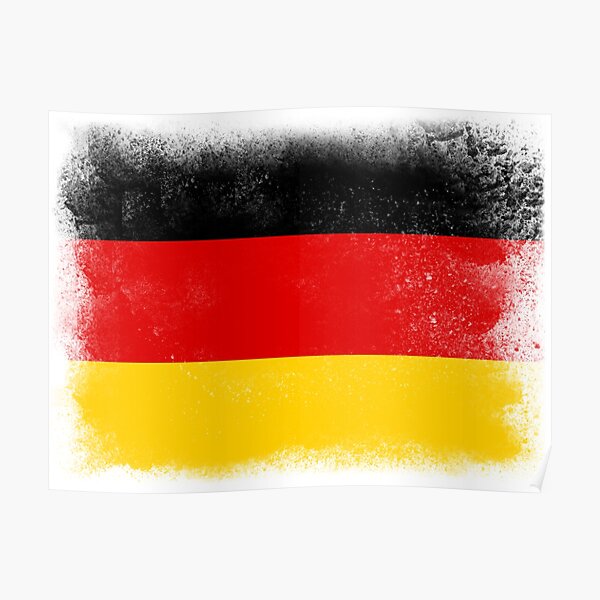 "Germany flag" Poster by psychoshadow | Redbubble