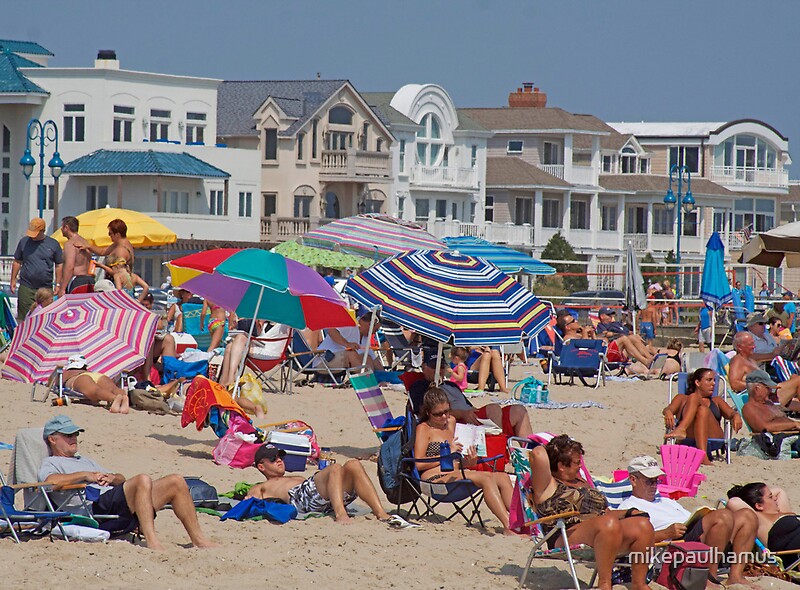 "Belmar Beach, NJ" by mikepaulhamus | Redbubble