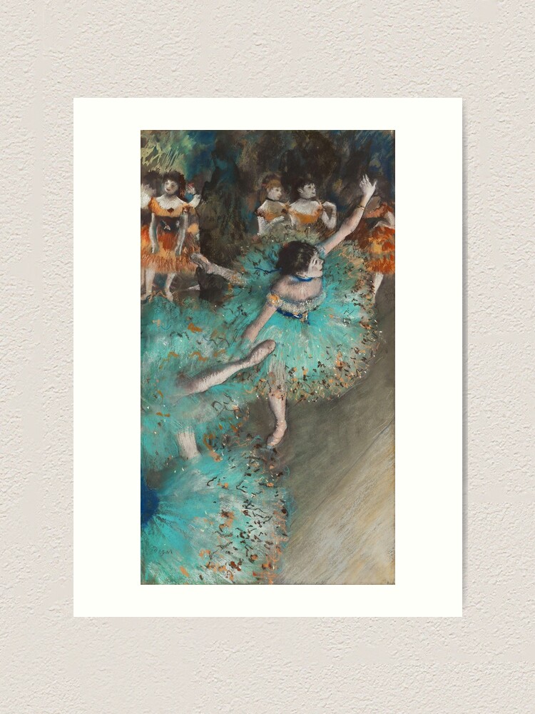 "Degas - The Green Dancer" Art Print for Sale by CarlsArt | Redbubble