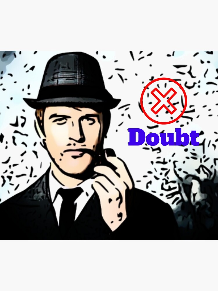 "Doubt Meme" Sticker by renukabrc | Redbubble