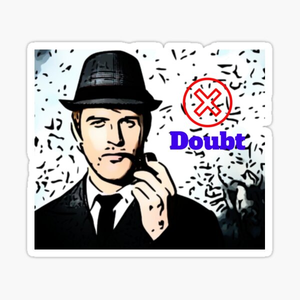 "Doubt Meme" Sticker by renukabrc | Redbubble