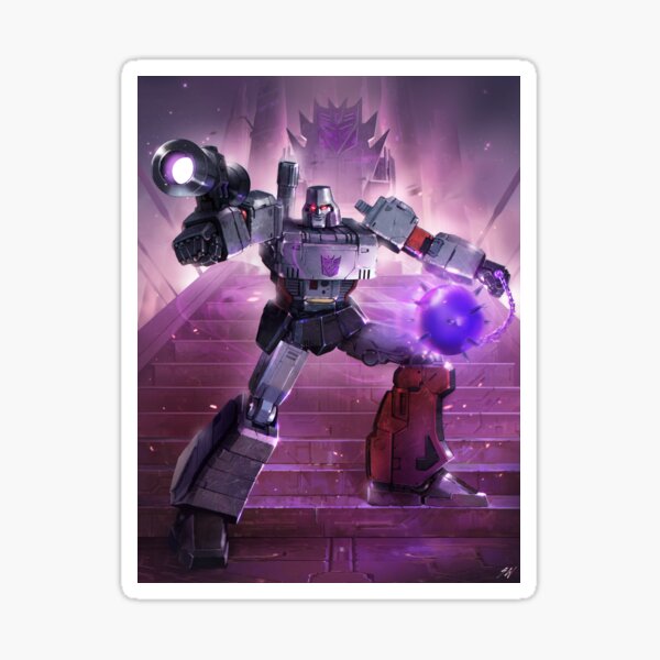 "Megatron" Sticker for Sale by SW-Illustration | Redbubble