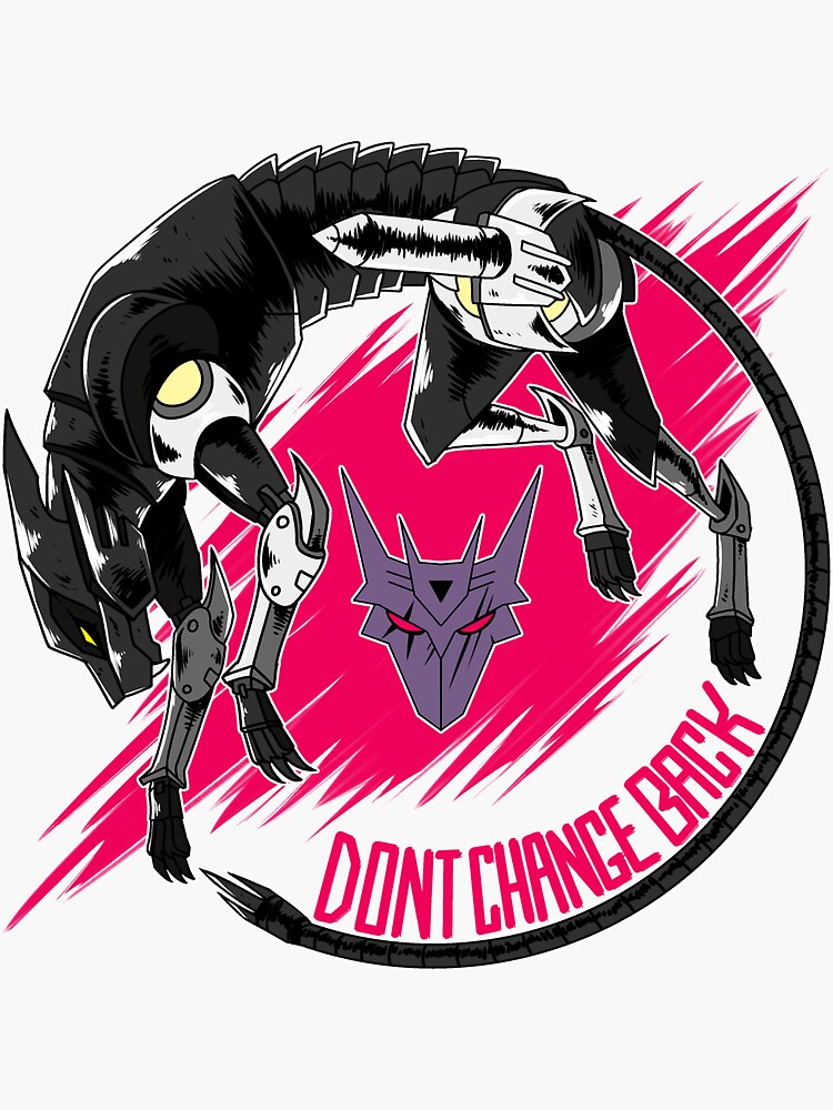 "Don't Change Back" Sticker for Sale by Draikinator | Redbubble