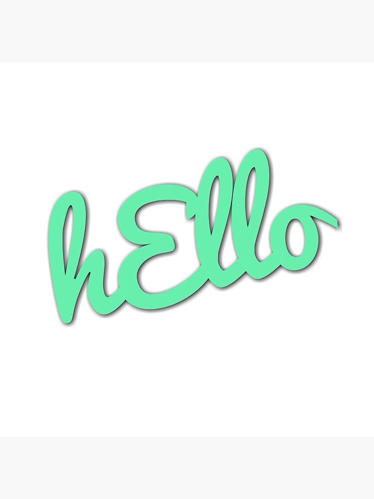 "Hello design for redbubble" Art Print by Mdrehan1267 | Redbubble