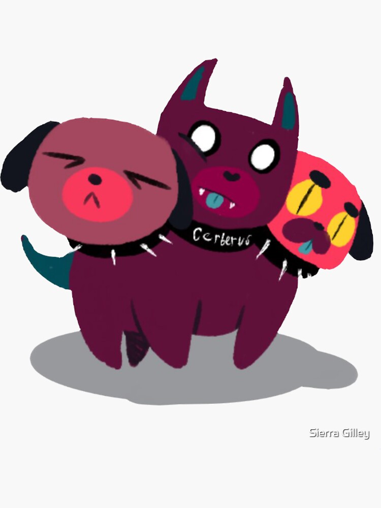 "Cerberus Puppy" Sticker by SilliestSierra | Redbubble
