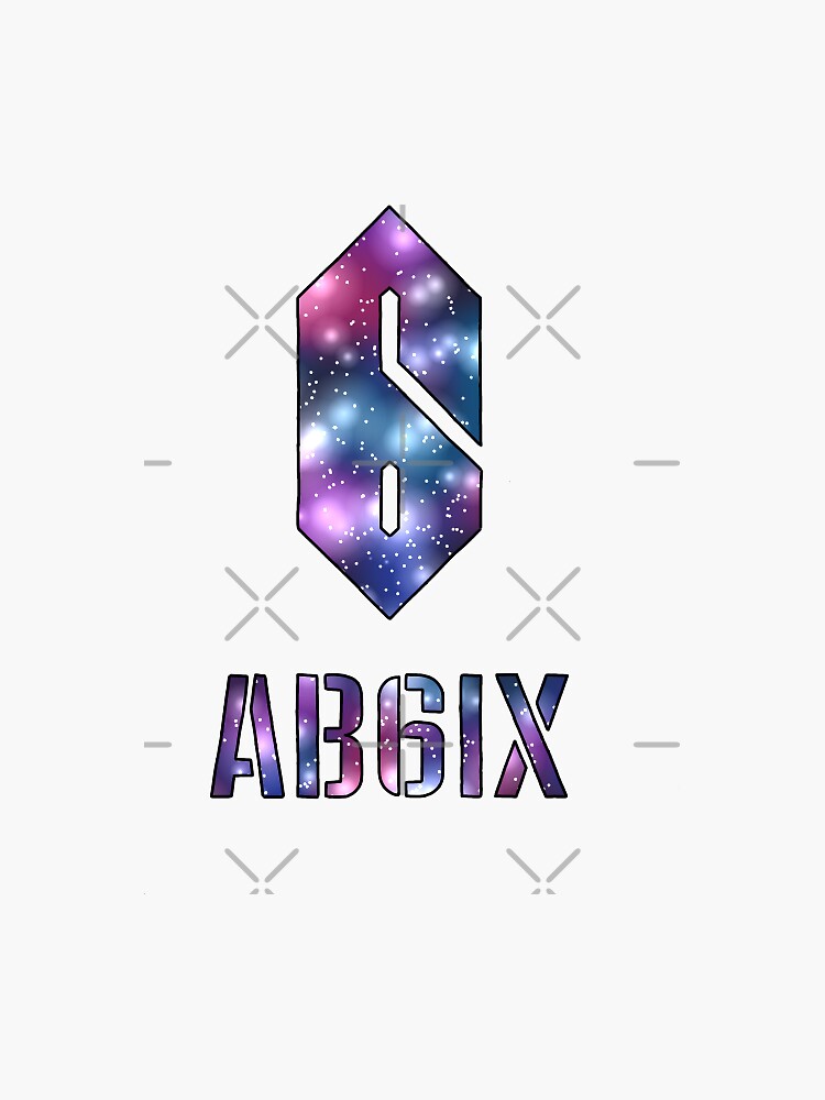 "AB6IX GALAXY LOGO" Sticker for Sale by prismarts | Redbubble